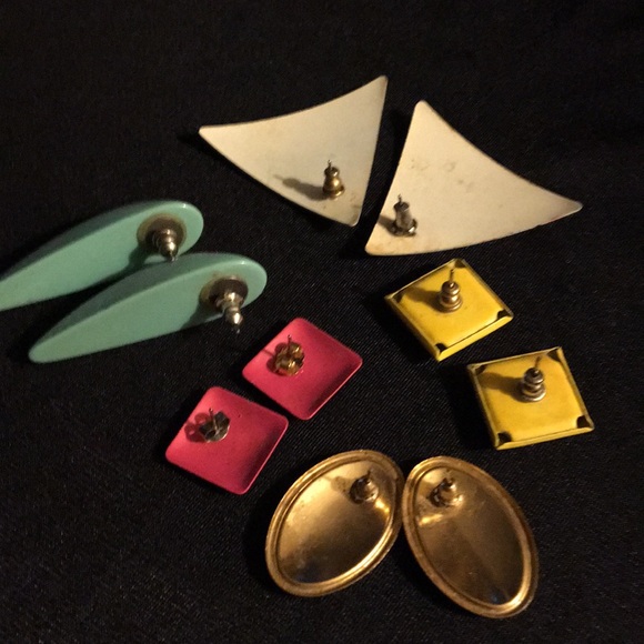 Jewelry | 5 Pair Vintage Post Earrings | Poshmark